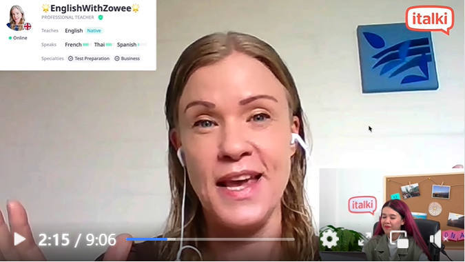 learn english online with zowee!